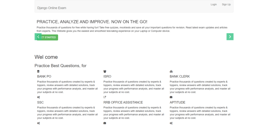 Online Examination System Project In Django Projectworlds Store
