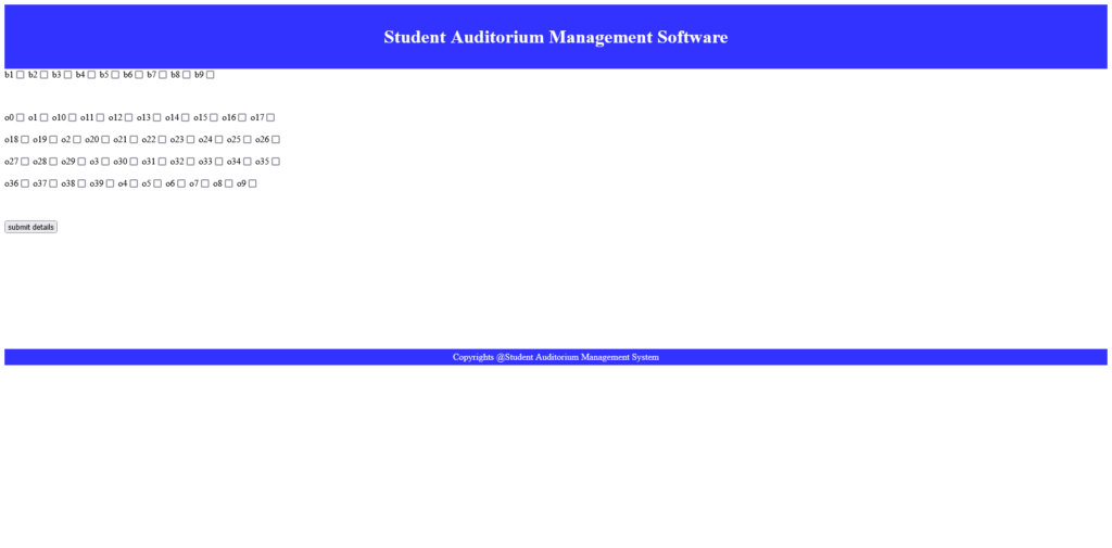 Student Auditorium Management Java JSP Servlet Mysql | Projectworlds Store Student Auditorium Management Java JSP Servlet Mysql | Projectworlds Store