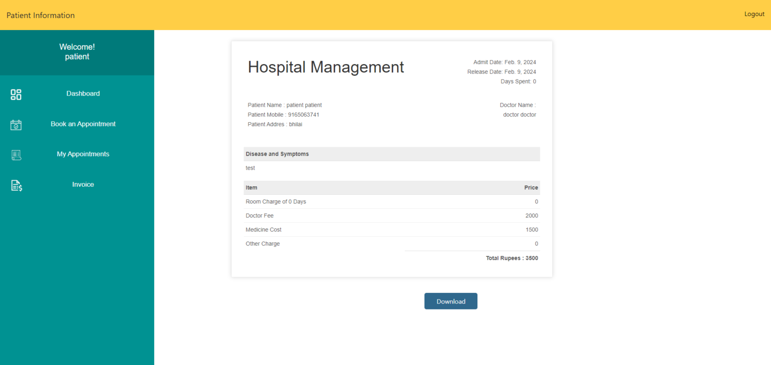 Doctors Appointment System Django Project With Source Code 1083